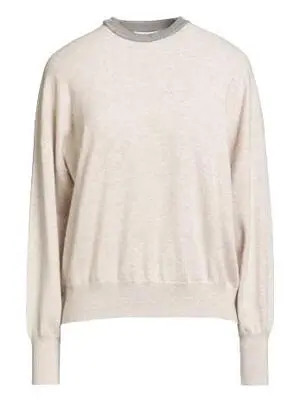 Brunello Cucinelli Cashmere Crewneck Sweater - Beige