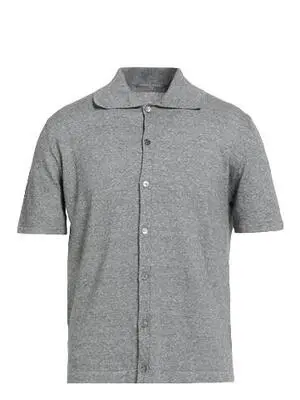 DANIELE FIESOLI Lab Shirt Size Linen, Cotton - Grey