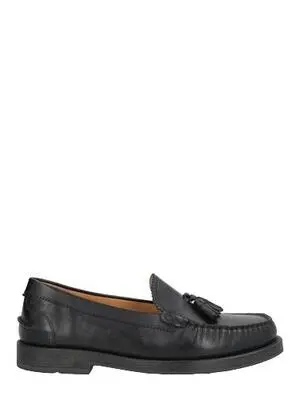 Bally Calfskin Loafers With Appliqués And Tassels - Black