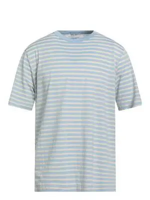 WOOL & CO T-shirt Taupe Size Cotton - Blue