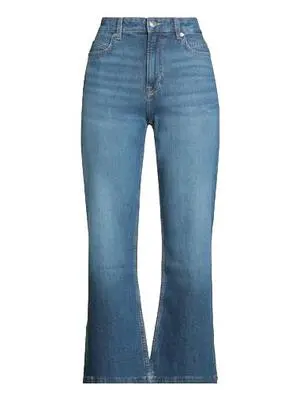 BOSS Flared Jeans With Embroidered Logo - Blue