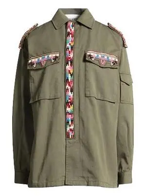 Valentino Garavani Military Style Jacket - Green