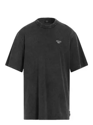 Fendi T-shirt Charcoal Size Cotton - Grey