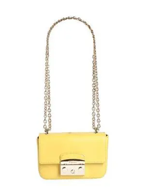Furla Leather Shoulder Bag - Yellow