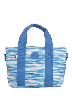 KIPLING Printed Polyester Tote With Detachable Strap - Blue