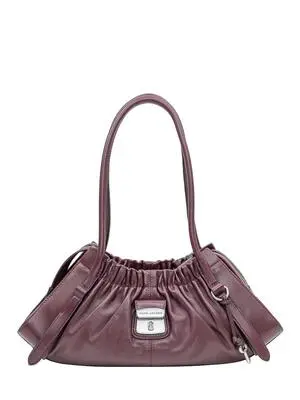 Marc Jacobs The Satchel Bag In Leather - Red