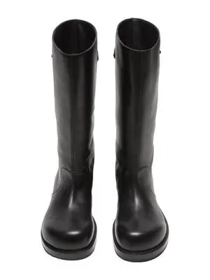 Acne Studios Leather High-shaft Boots - Black