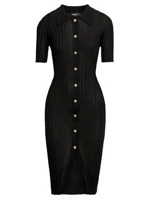 VERSACE Ribbed-Knit Dress