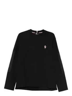 Moncler Logo-patch T-shirt - Black