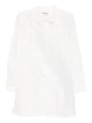 Comme Des Garçons Ruffled Shirt - White