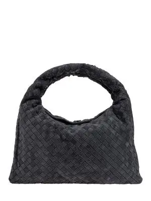 Bottega Veneta Hop Medium Handbag - Grey