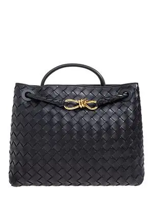 Bottega Veneta Andiamo Medium Handbag - Navy Blue