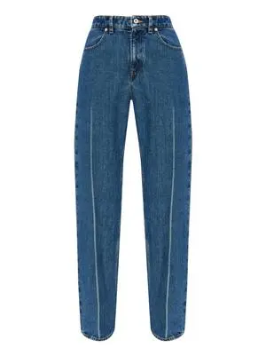 JIL SANDER Jeans With Decorative Legs - Blue