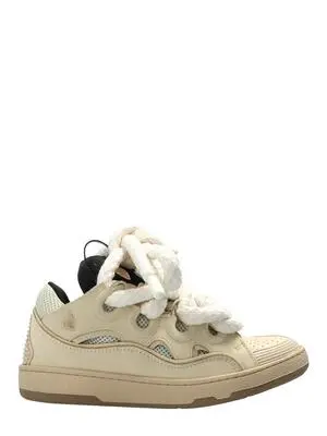LANVIN Curb Low-top Sneakers - Cream