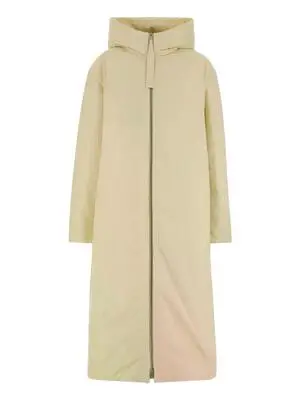 JIL SANDER Hooded Coat - Neutrals