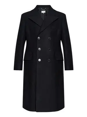 MAISON MARGIELA Wool Coat - Black