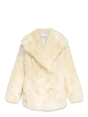 STAND STUDIO Faux Fur Katalina Jacket - Cream