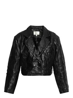 GESTUZ Gzmadisan Leather Jacket - Black