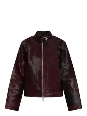 SAMSOE SAMSOE Salita Leather Jacket - Red