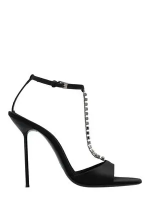 Paris Texas Lidia Heeled Sandals - Black