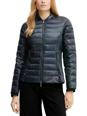 Armani Exchange Hooded Quilted Jacket - Blue