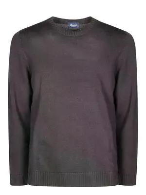 DRUMOHR Long-sleeved Crew-neck Sweater - Grey