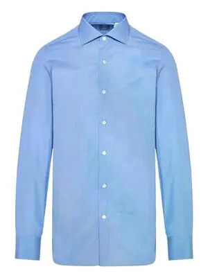 FINAMORE 1925 Buttoned Shirt - Blue