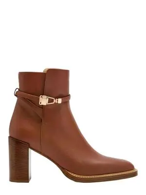 Gabriela Hearst 95mm Nina Leather Boots - Brown