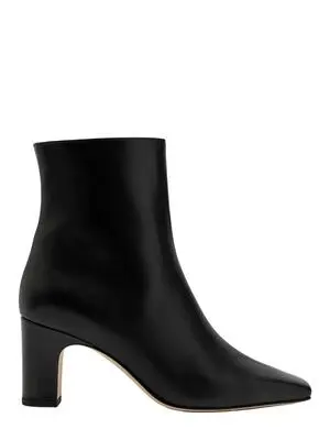 Manolo Blahnik 70mm Ofaralo Pointed Ankle Boots - Black
