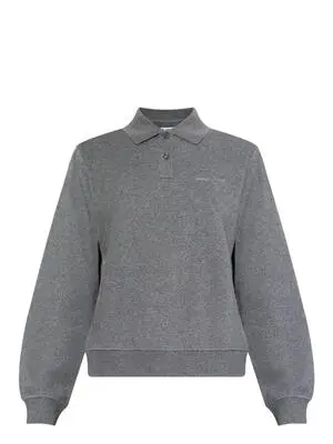 SAMSOE SAMSOE Sadory Collared Polo Top - Grey