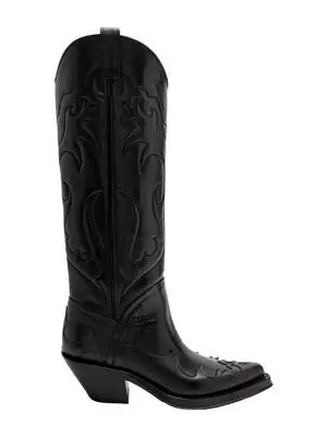 Gabriela Hearst 50mm Capitana Cowboy Boots - Black