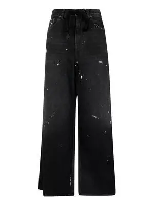 MAISON MARGIELA Splatter-detail Jeans - Black