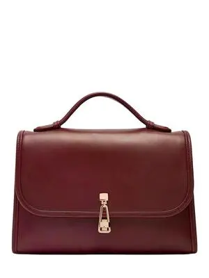Gabriela Hearst Leonora Medium Leather Tote Bag - Red