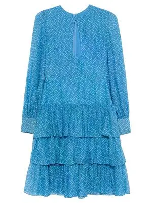 Valentino Garavani Silk Dress - Blue
