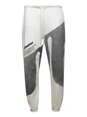 RRR123 Paraclete Graphic-print Sweatpants - White