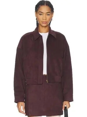 Astr The Label X Sorine Jacket - Eggplant
