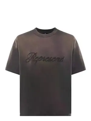 REPRESENT Embroidered T-shirts And Polos - Brown