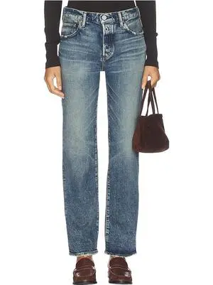 Moussy Vintage Fellsmere Straight Jeans - Dark Blue