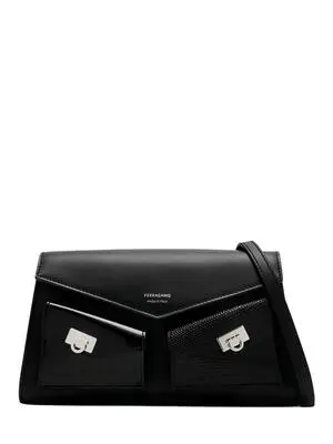 FERRAGAMO Hug Multipocket Mini Bag - Black