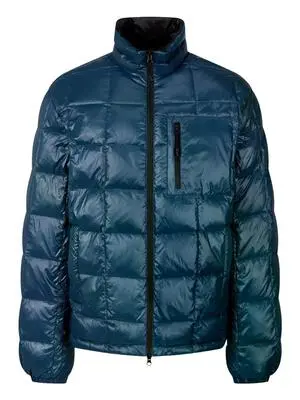 STUDIO TOMBOY Square-pattern Padded Jacket - Blue