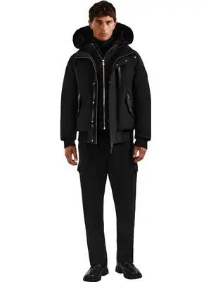 Rudsak Rocky Down Bomber Jacket - Black