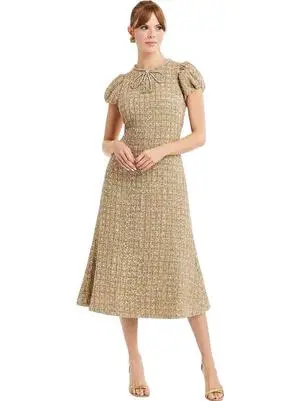 Mestiza New York Perla Midi Dress - Gold