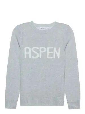 ELLSWORTH + IVEY Classic Crew Aspen Sweater - Black / White / Pink / Gray