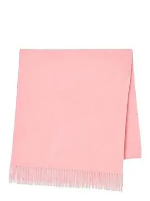 Sandro Wool And Cashmere Scarf - Pink