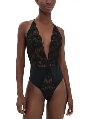 Natori Fleur Teddy - Black