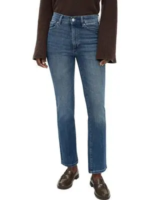 DL1961 Halle Straight High-rise Instasculpt Jeans - Oceanside (dl Ultimate)