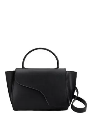 ATP ATELIER Arezzo Saffiano Bag - Black