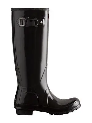 Hunter Original Tall Gloss Boots - Black