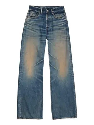Acne Studios Rocka Wide Leg Jeans - Dark Blue Wash