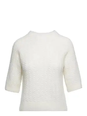 WAKAKUU ICONS Odense Cable Knit Sweater - Cream